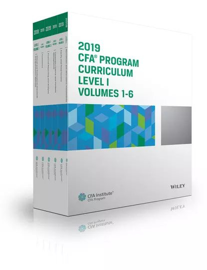 CFA Program Curriculum 2019 Level I Volumes 1-6 Box Set | Institute CFA | Электронная книга ...