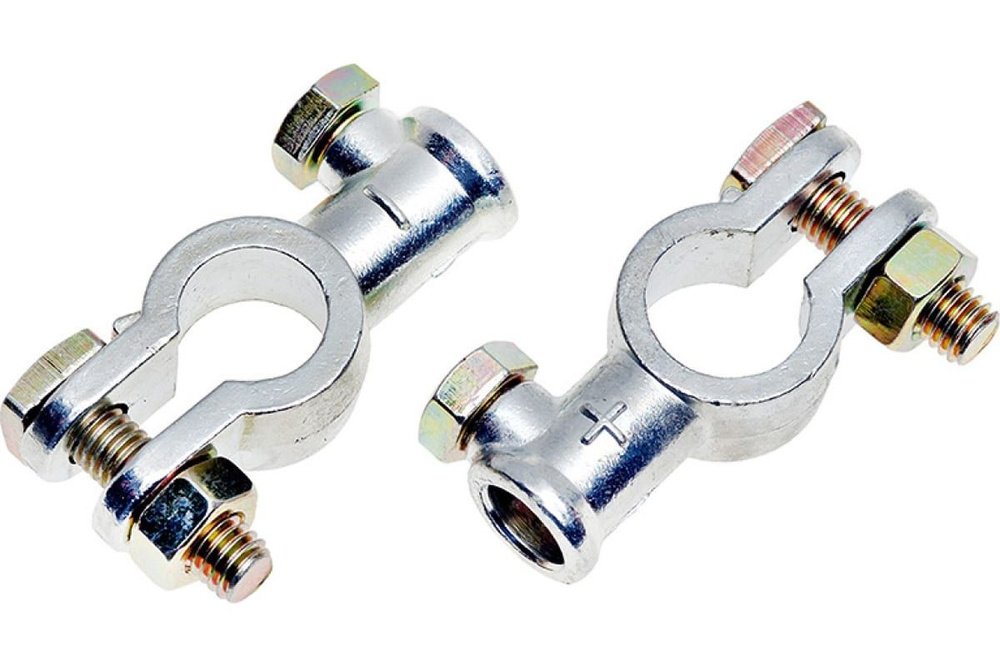 Клеммы АКБ в комплекте цинк 95мм под болт М8 (SBT 011) STARTVOLT, SBT 011, арт 212246 - купить в ...