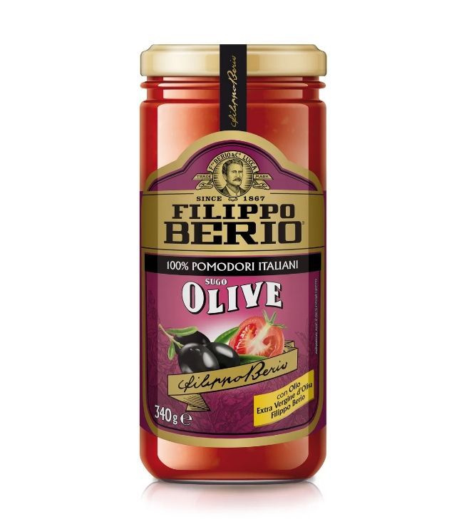 Соус томатный Filippo Berio с оливками, 340 г - купить с доставкой по ...