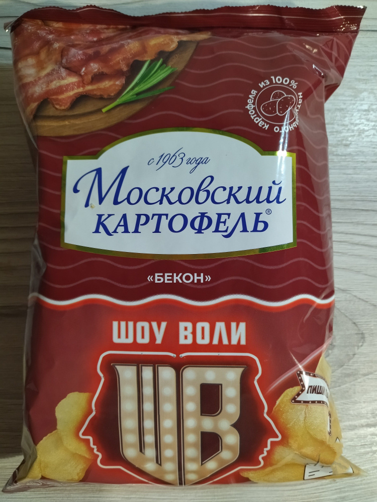 Чипсы Московский Картофель Бекон 130 г - купить с доставкой по выгодным ...
