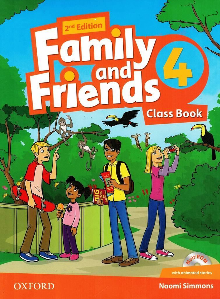 Family and Friends 4 (2nd edition) Class Book and multiROM + CD Учебник ...