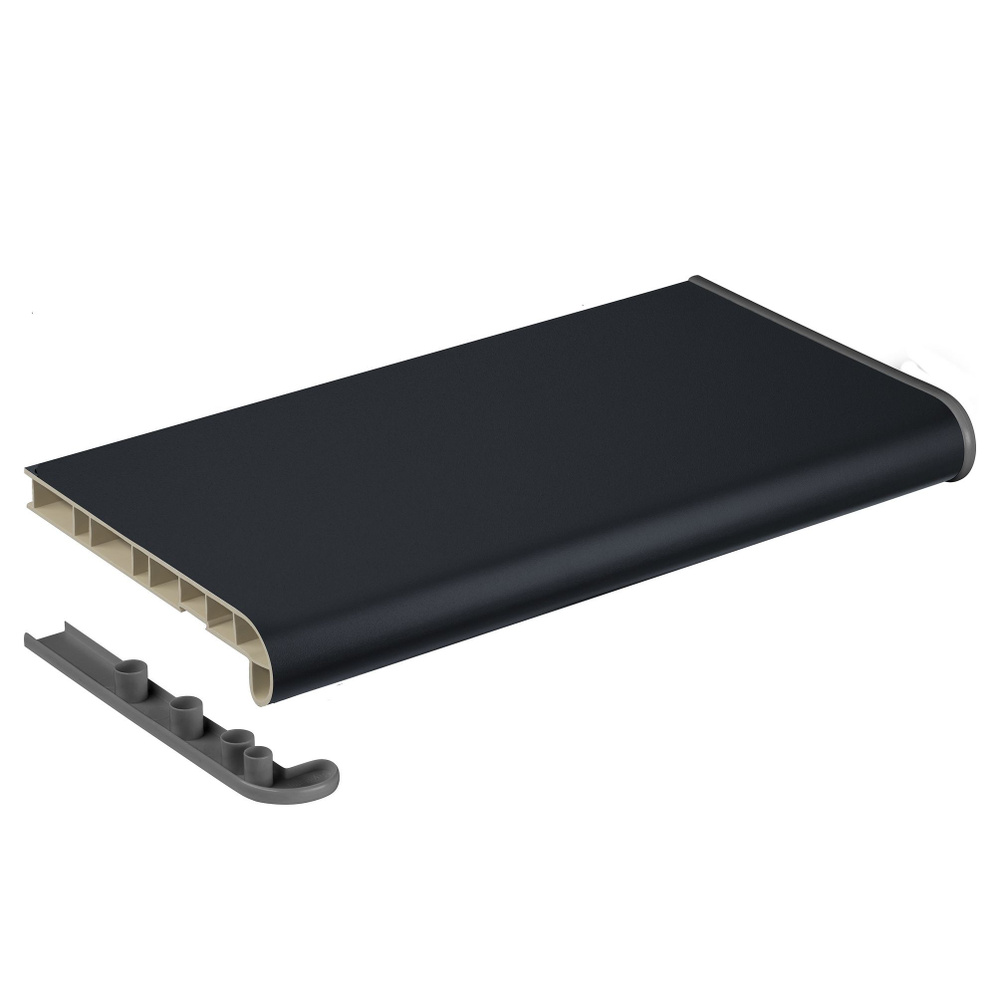 Подоконник Эстера Антрацит матовый 1500 мм*400 мм - купить по выгодной ...