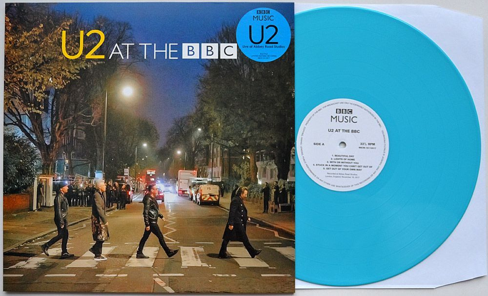 Виниловая пластинка U2 At the BBC LP BLUE VINYL голубой винил коллекционное издание - купить с ...
