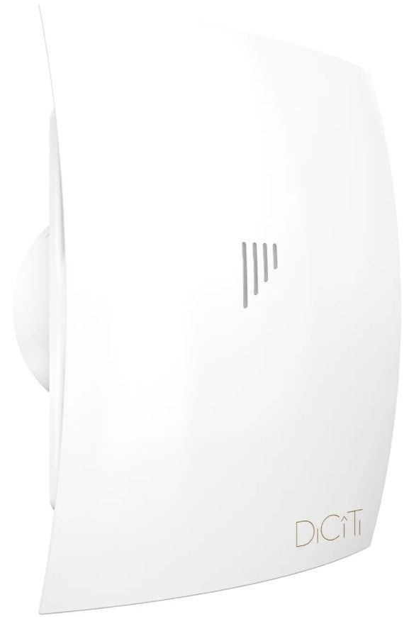 Вентилятор DICITI BREEZE D100 накладной, 90 м3/ч, 25 дБ, обр.клапан ...