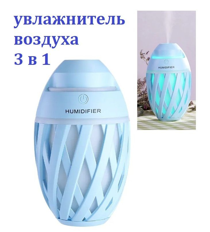 Увлажнитель воздуха мини / Аромадиффузор с подсветкой sale24, голубой ...