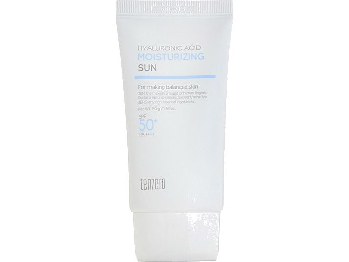 Солнцезащитный крем, SPF 50/PA Tenzero Hyaluronic Acid Moisturizing Sun ...