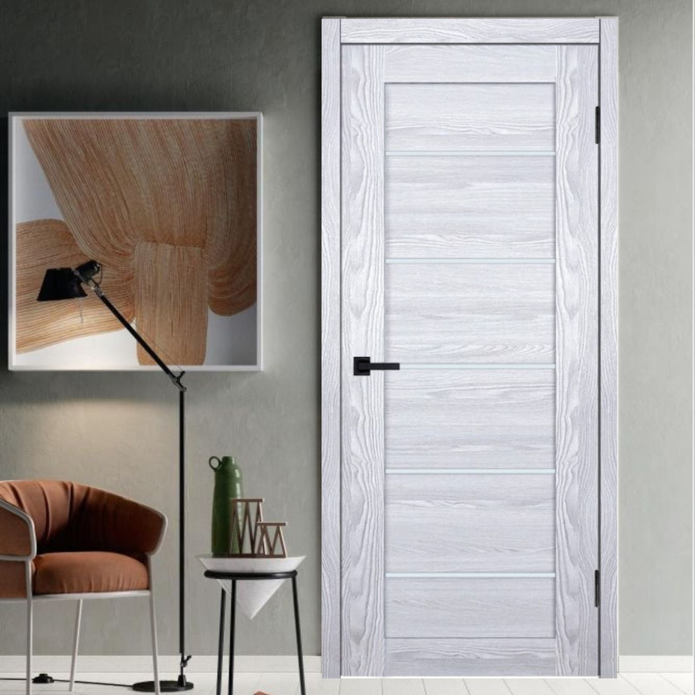 Paputin's Doors Дверь межкомнатная Альфа-5 Айс ривьера, МДФ, Дерево ...