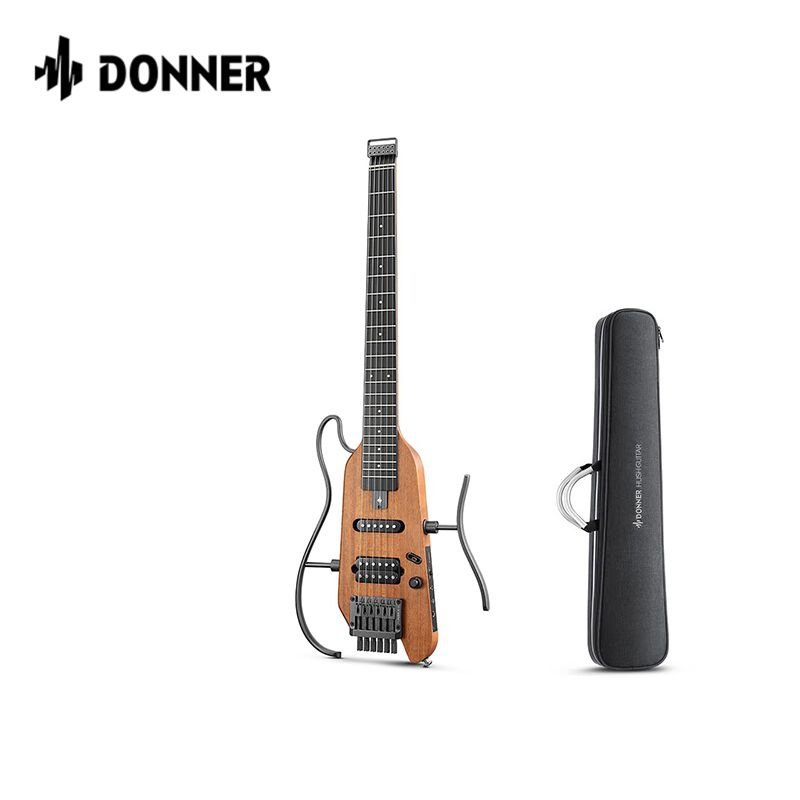 Donner HUSH-X Natural Безголовая бесшумная акустическая электрическая ...