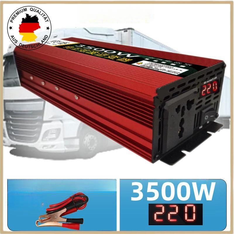 Чистая синусоида Инвертор автомобильный 24 220В, 3500 Вт ...