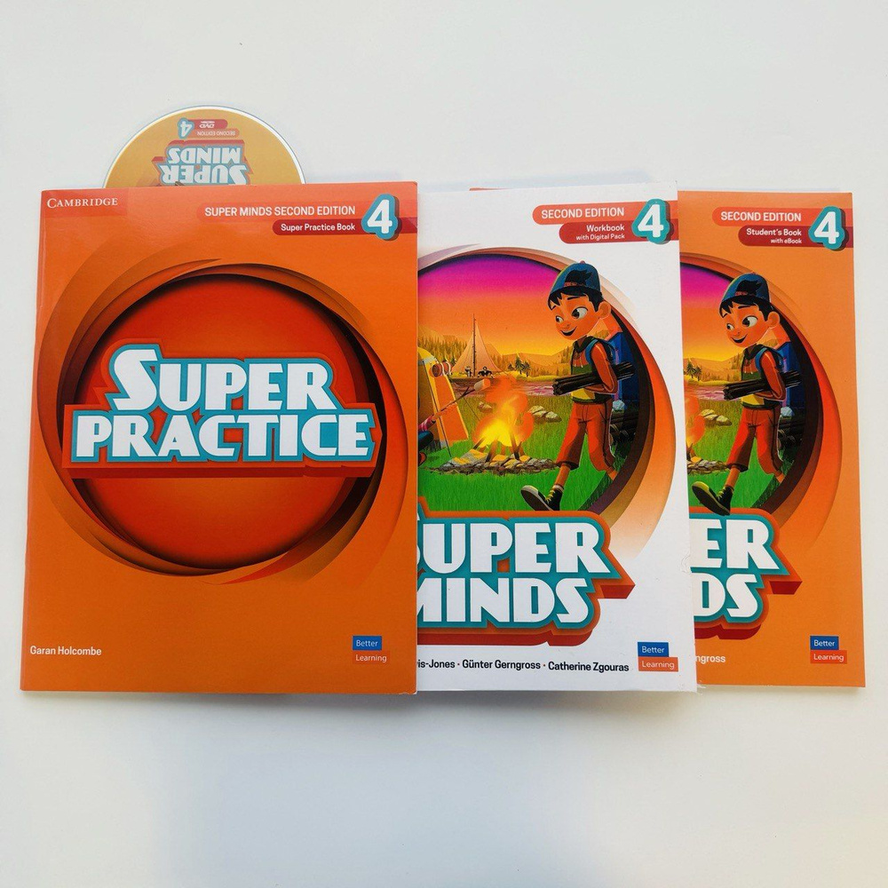 Super Minds 4 Second Edition Super Practice 4 ПОЛНЫЙ КОМПЛЕКТ