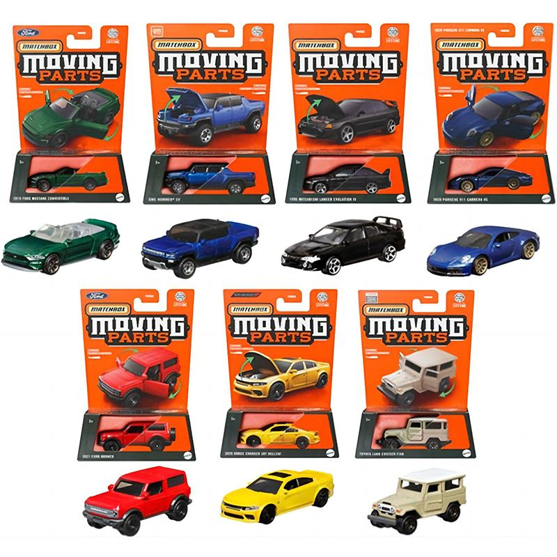 Набор машинок коллекционная,Mattel Matchbox c подвижными элементами ...