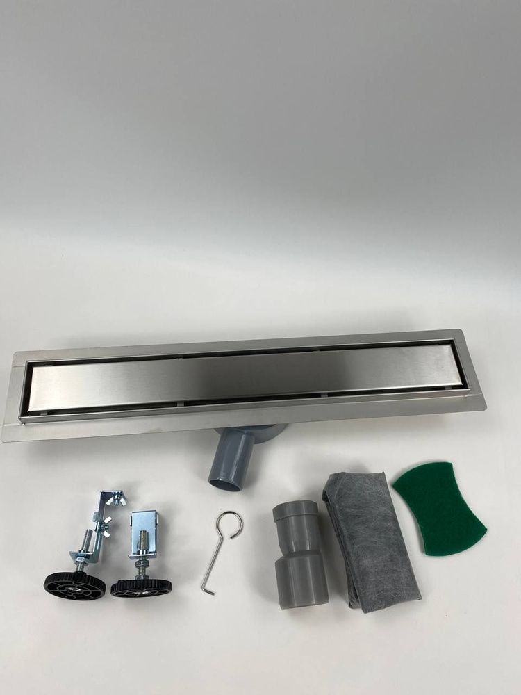 Трап для душа (лоток) под плитку из нержавеющей стали 70/600мм с ...