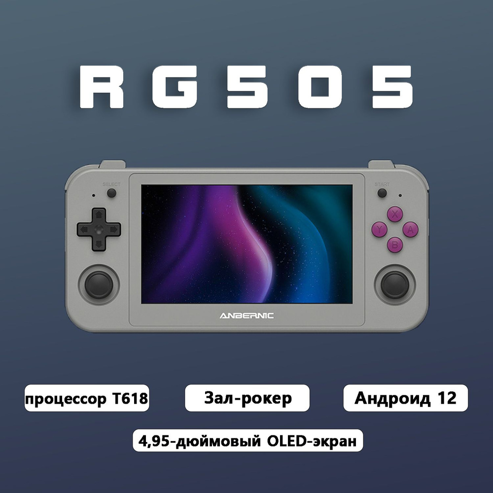 Портативная игровая консоль ANBERNIC RG505, система Android 12, Unisoc ...