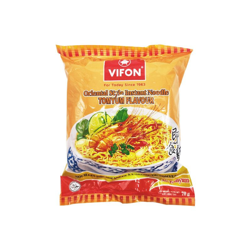 VIFON Лапша быстрого приготовления со вкусом Том Ям, 70 г - купить с ...
