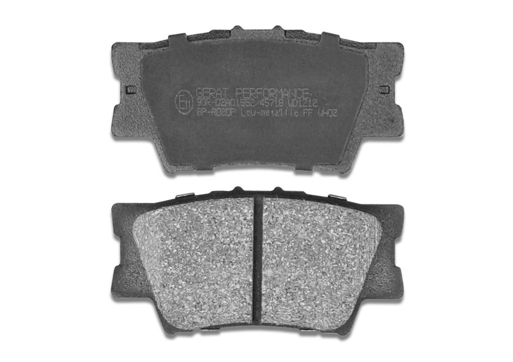 Колодки тормозные Gerat BP-R020P Задние - купить по низким ценам в ...
