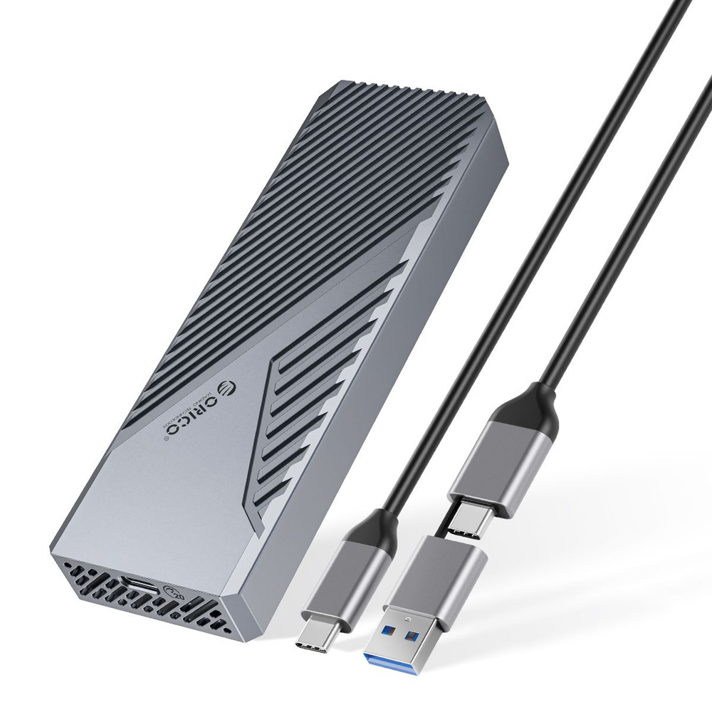 Корпус M 2 Usb4 Orico Cnm2 U4 Внешний корпус Nvme Ssd Max 40 Гбит с алюминиевый сплав для