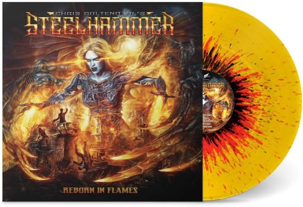 Chris Boltendahl's Steelhammer. Reborn In Flames (LP/Limited Edition ...