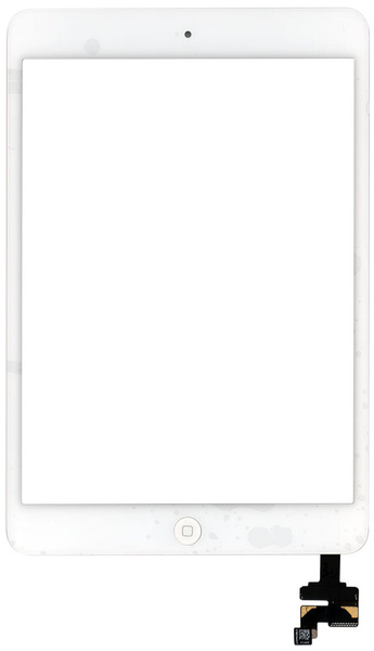 Сенсорное стекло (тачскрин) Ipad mini + stiker + IC с кнопкой Home ...