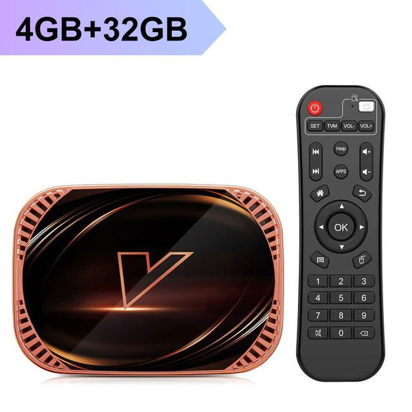 Медиаплеер Vontar x4, HDMI, RJ-45 Ethernet, USB, microUSB, черный ...