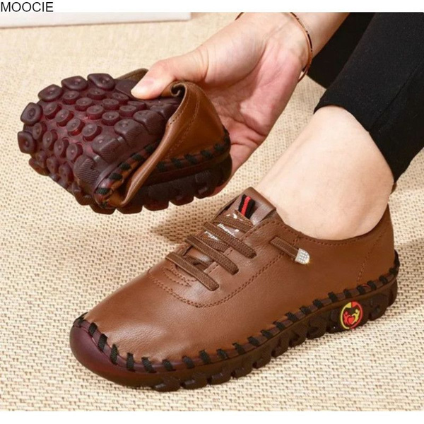 Мокасины Женский MOOCIE коричневый, размер 40 Шнурки На любой сезон купить c доставкой на OZON ...
