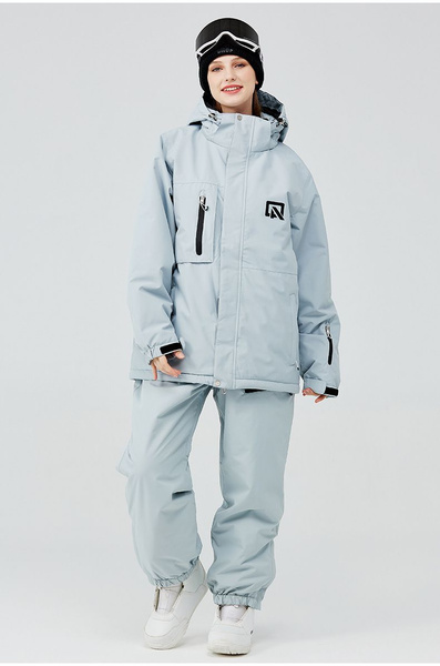 Комплект верхней одежды Мужской, Женский ARCTIC QUEEN Погоны, Капюшон круглый Зима, размер 46 ...