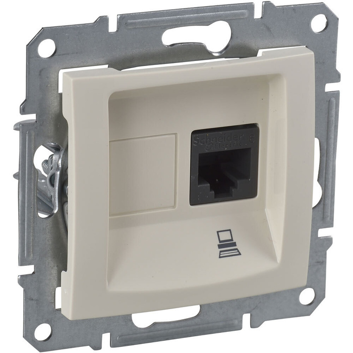 Розетка компьютерная Schneider Electric Sedna Rj45 категории 5 Utp