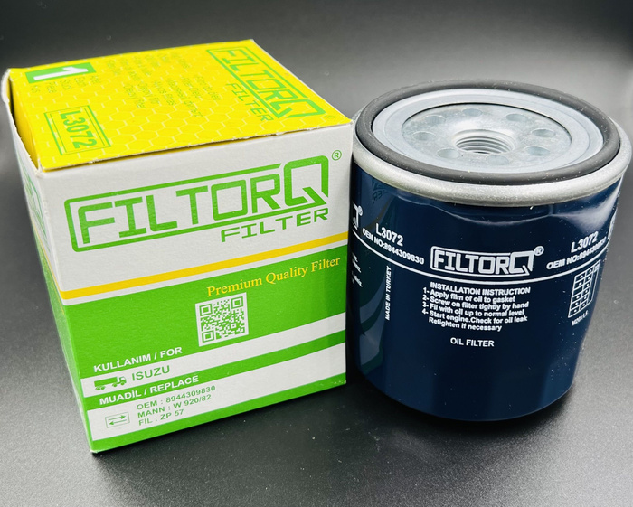 Фильтр масляный FILTORQ FILTER FILTORQ L3072 аналог W920/82 - купить по ...