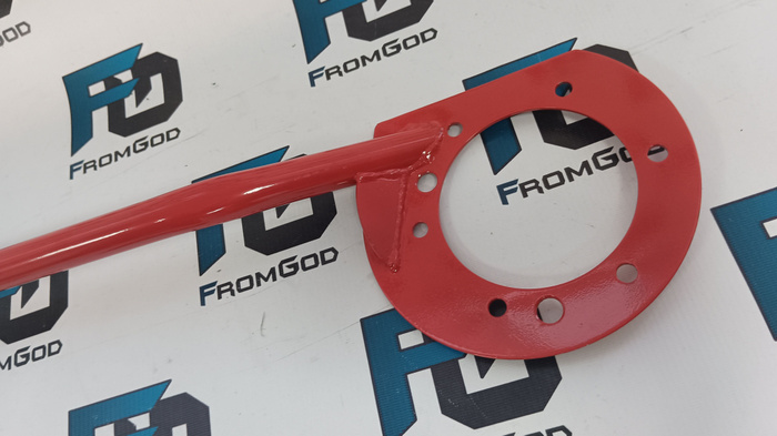 Растяжка передних стоек для ВАЗ 2110-2112 Регулируемая Красная Спорт ...