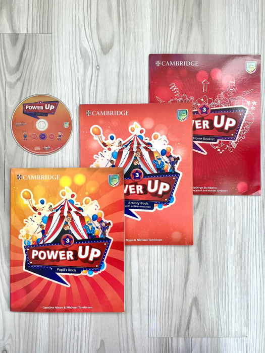 Power Up 3 Pupil's Book +Activity Book +Home Booklet +Диск - купить с ...