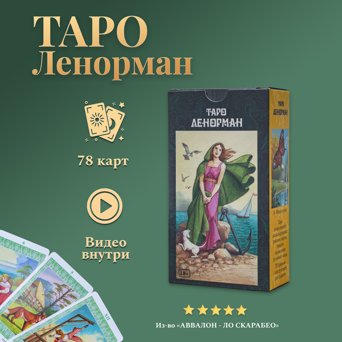 Карты Таро Ленорман (Русская Версия) - купить с доставкой по выгодным ...