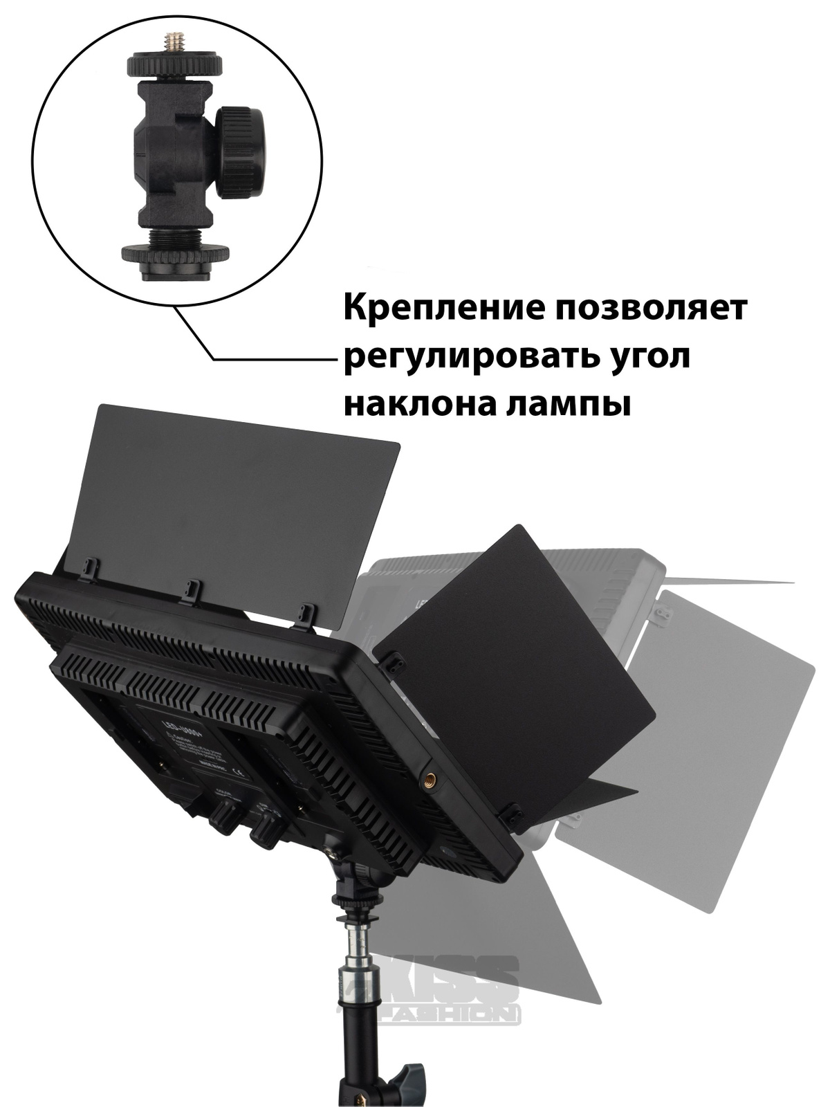 Видеосвет с напольным УСИЛЕННЫМ штативом PRO LED 800/ручной штатив ...