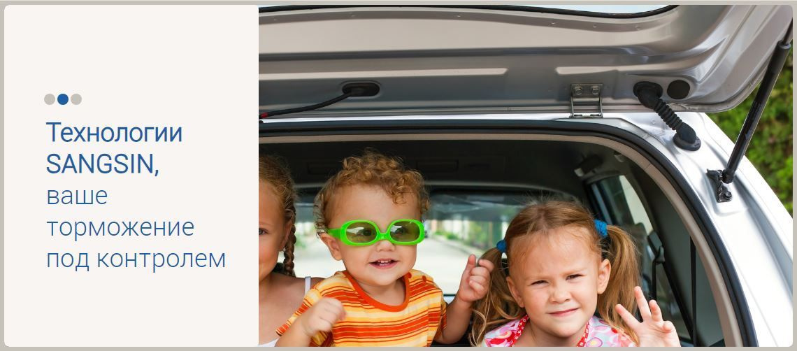 Колодки тормозные Sangsin Brake 58101-4LA00; 58101-1RA00 Передние ...