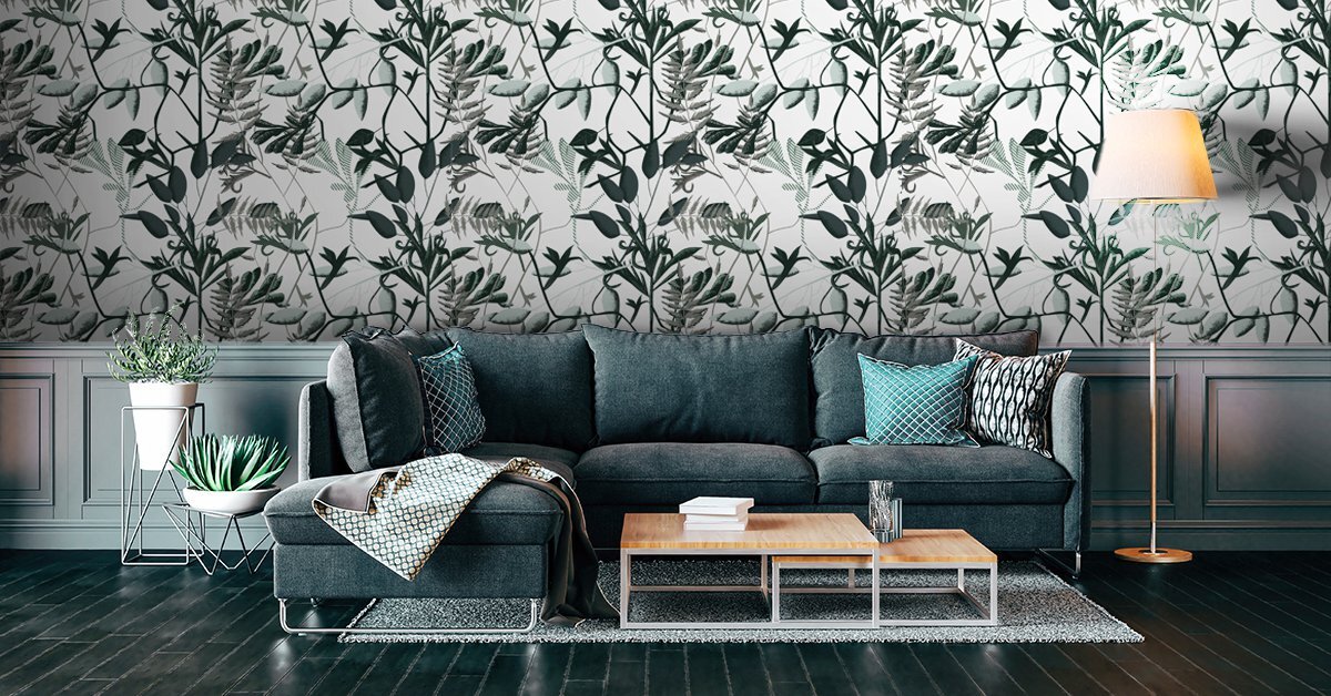 Обои флизелиновые Эвкалипт / Fun House Store / виниловые на флизелине ...