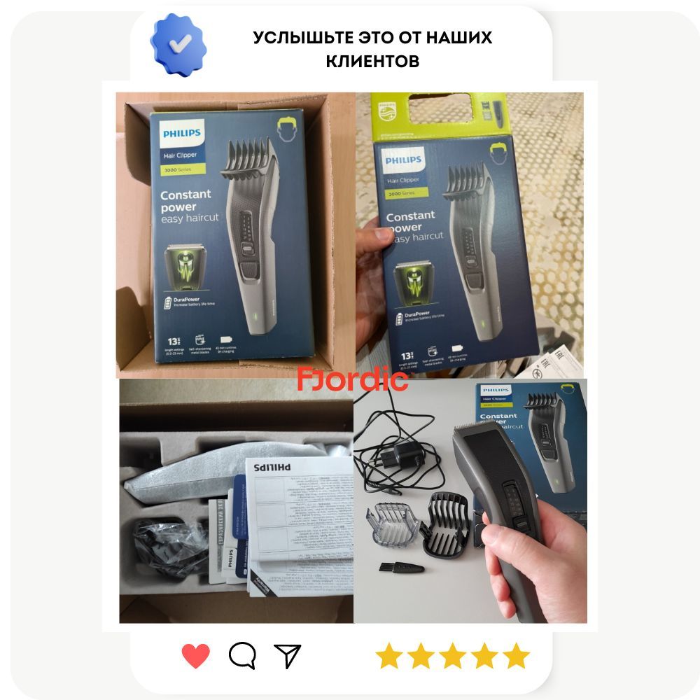 Машинка для стрижки Philips HC3525/15, черный, серый - купить по ...