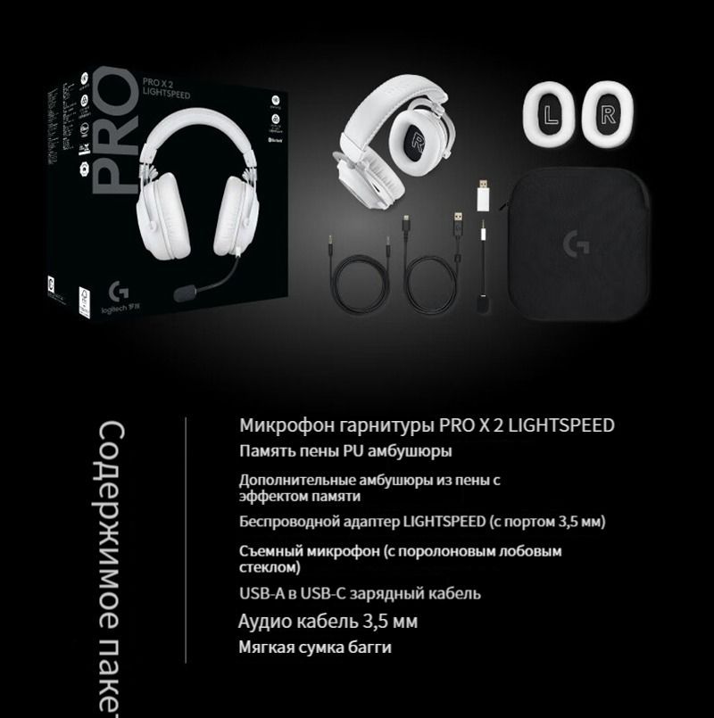 Игровые наушники Logitech G 00-logitecg G Pro X 2 - купить по доступной ...