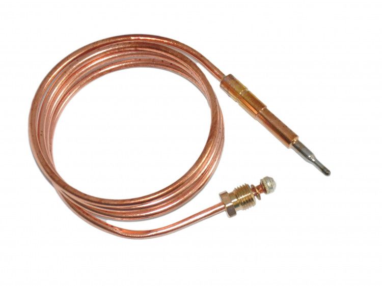 Термопара для газового котла, 850мм (штуцер М9*1 - оголовок без резьбы ...