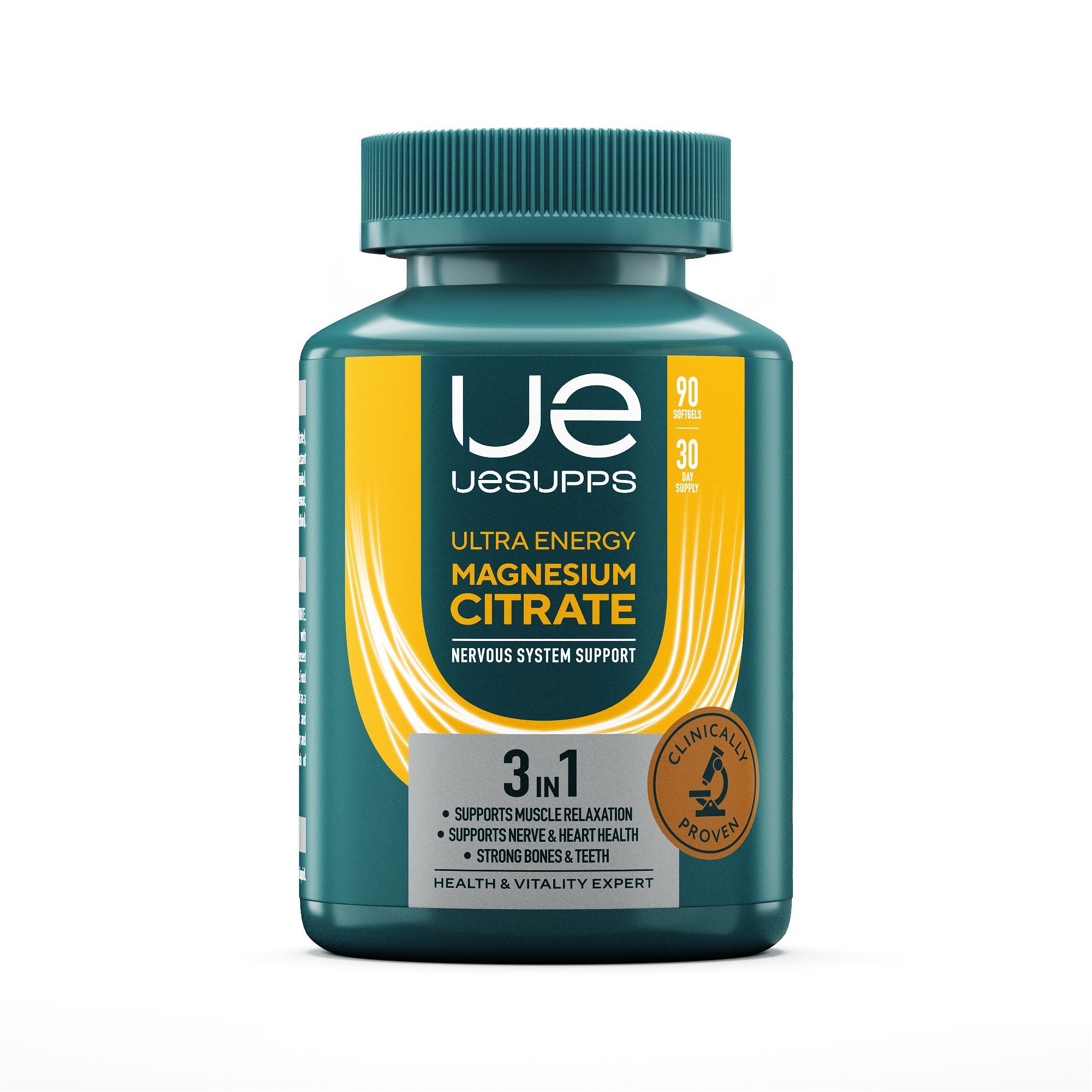 Магния Цитрат UESUPPS Ultra Energy Magnesium Citrate 60 капсул - купить ...