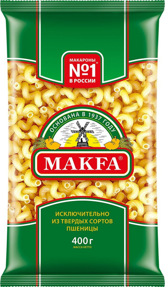 Макароны Makfa витки, 400 г - купить с доставкой по выгодным ценам в ...