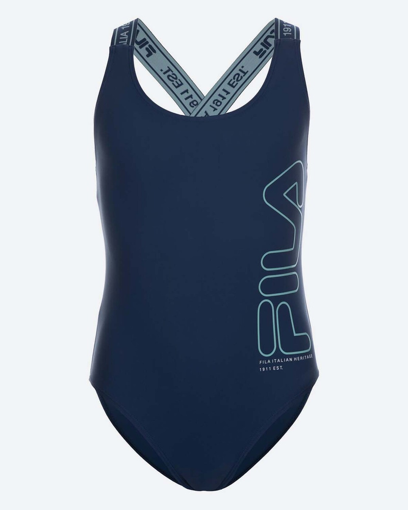 Купальник слитный Fila Girls' Swimsuit - купить с доставкой по выгодным ...