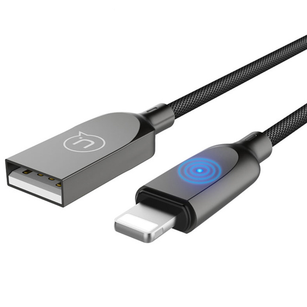 Кабель Apple Lightning, USB Usams US-SJ154 Smart Power-off Lightning ...