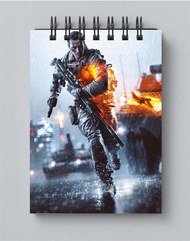 Блокнот MIGOM с принтом А5 "Battlefield, Бателфилд" - 2 - купить с ...