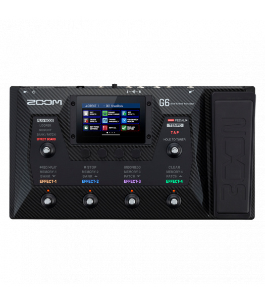 Zoom G6 - Процессор мультиэффектов для электрогитары - процессор ...