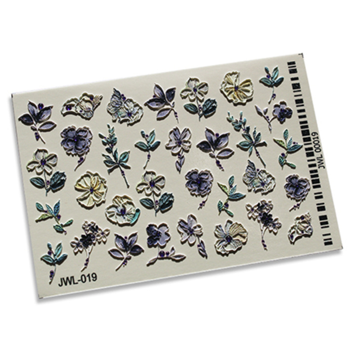 Anna Tkacheva, 3D-слайдер со стразами №19 Цветы и веточки - купить с доставкой по выгодным ценам ...