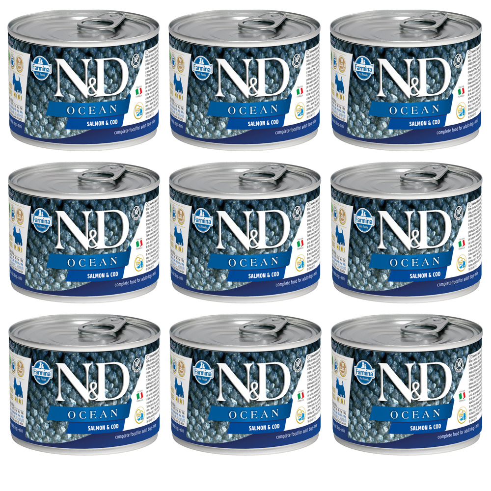 Консервированный влажный корм Farmina N&D Ocean для взрослых и пожилых ...
