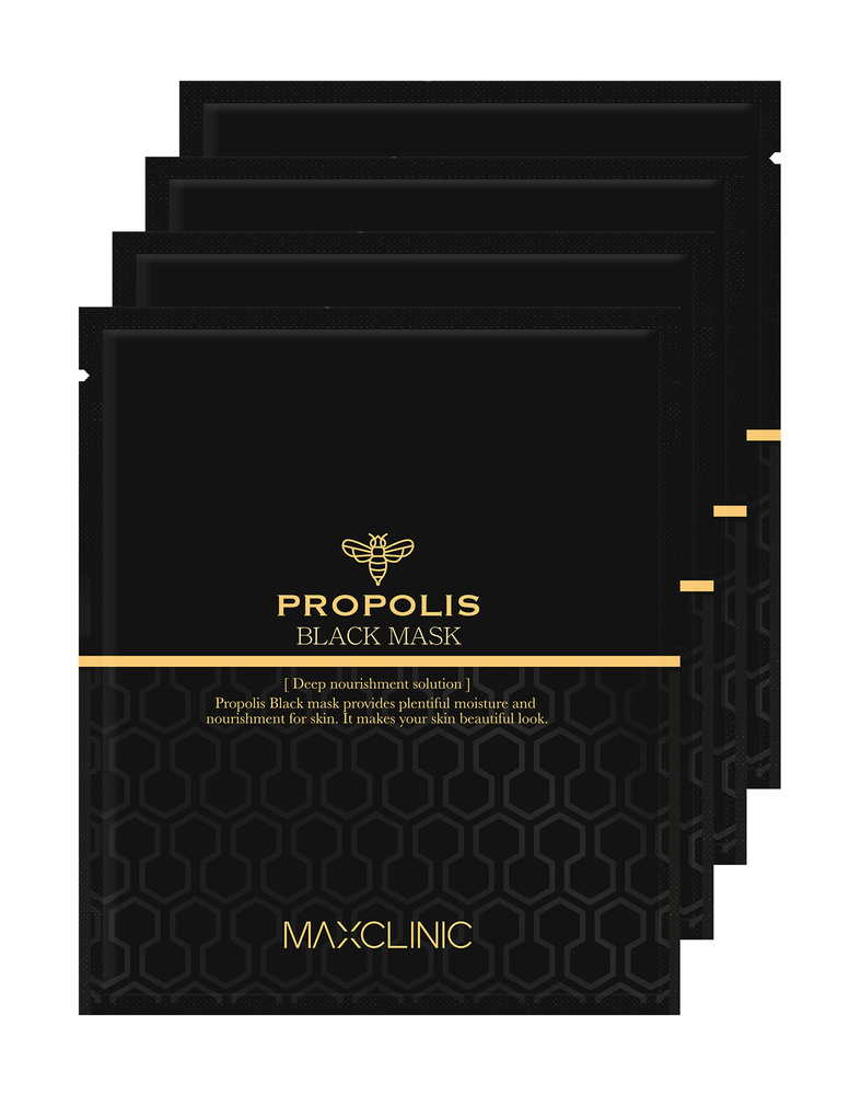 MAXCLINIC Propolis Black Mask Маска для лица черная с прополисом для ...