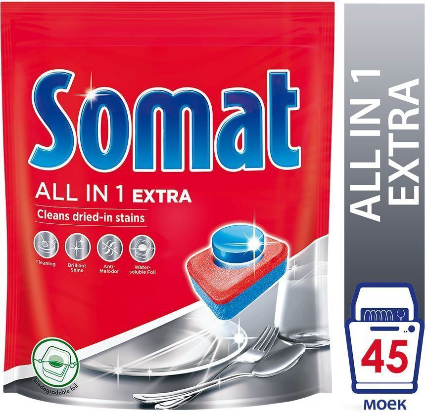 Таблетки для посудомоечной машины Somat All in 1 Extra ...