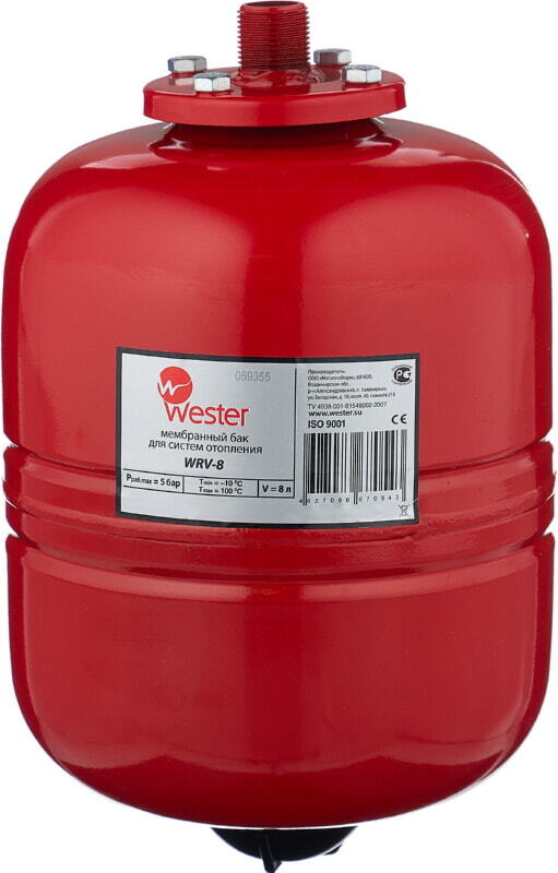 Бак расширительный WESTER WRV 8 купить на OZON по низкой цене (1376413490)