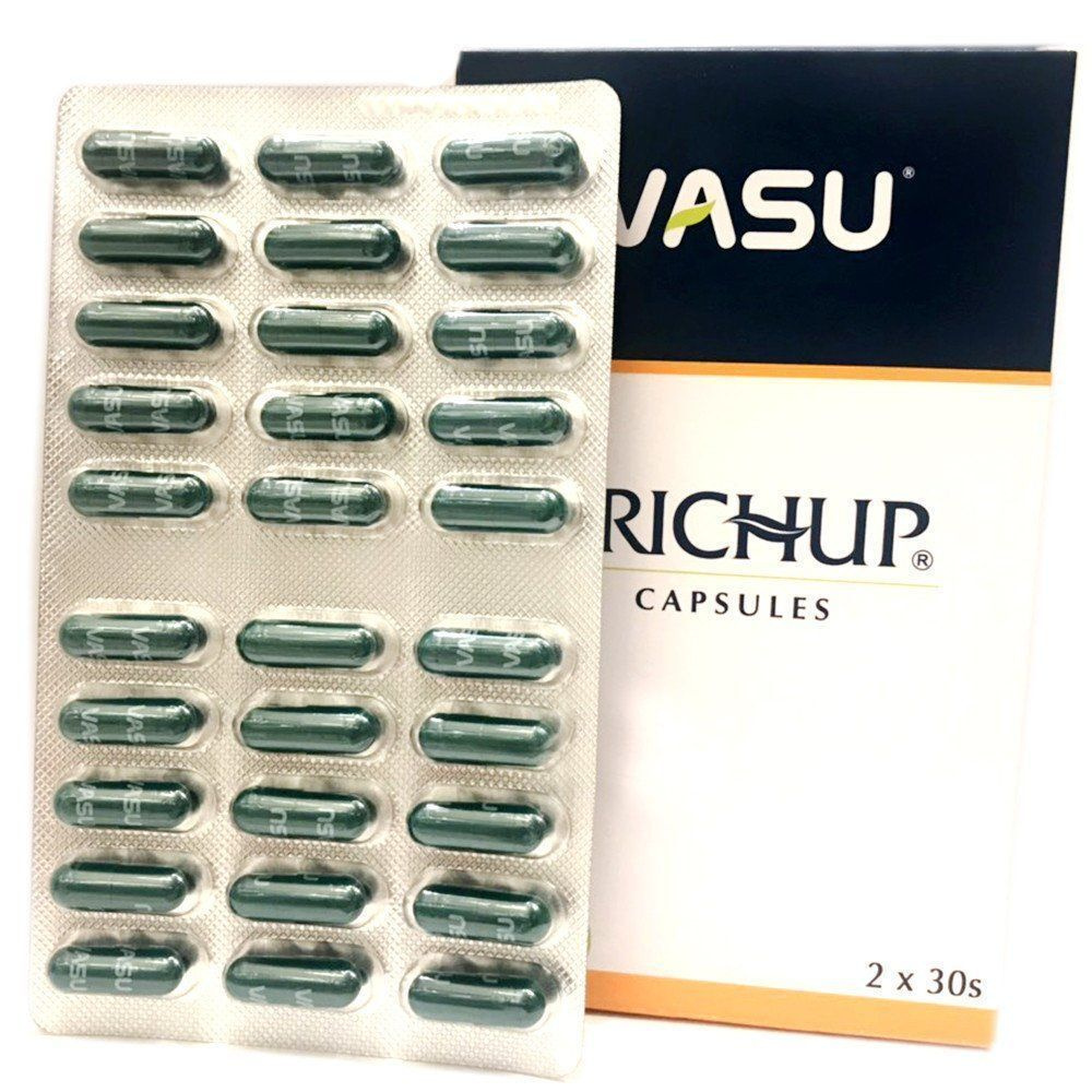 Тричуп Васу, Trichup Vasu - Капсулы для роста волос, 100 капсул ...