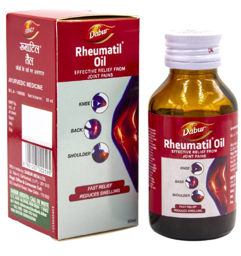 Дабур Ревматил масло / Rheumatil Oil Dabur, от отеков и суставных болей ...