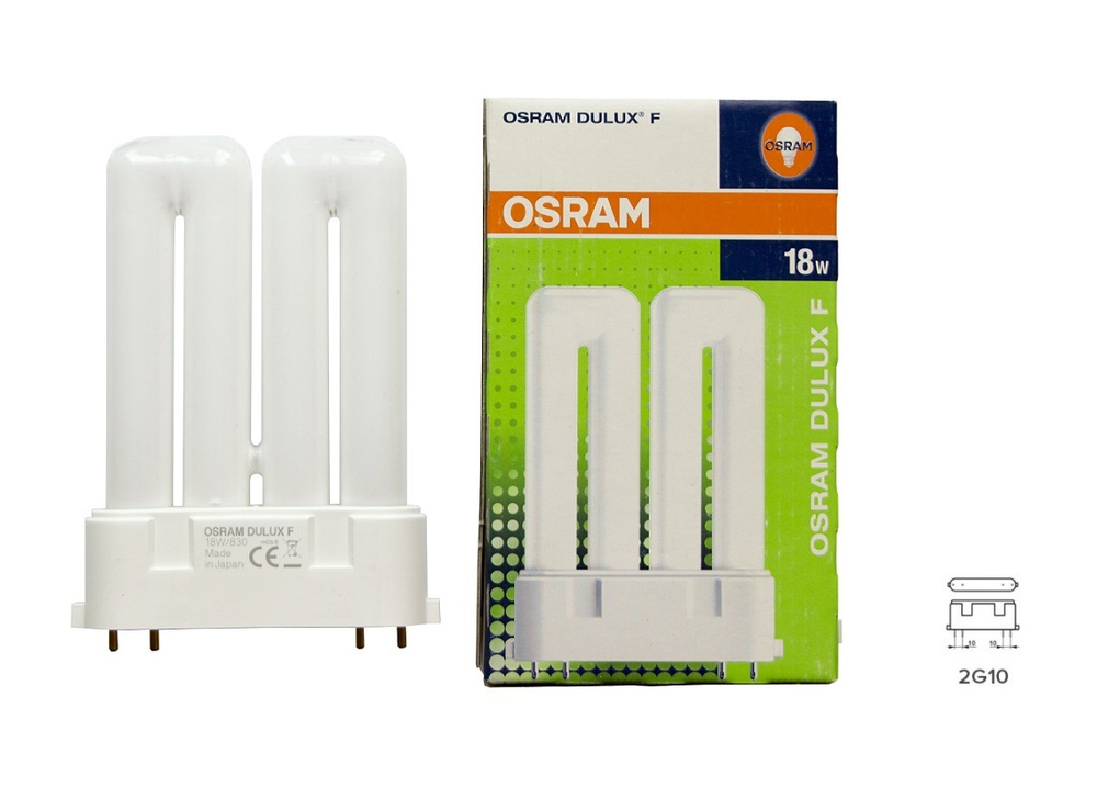 Люминесцентная (энергосберегающая) Лампочка OSRAM 2G10 1100 Лм 3000 К - купить в интернет ...